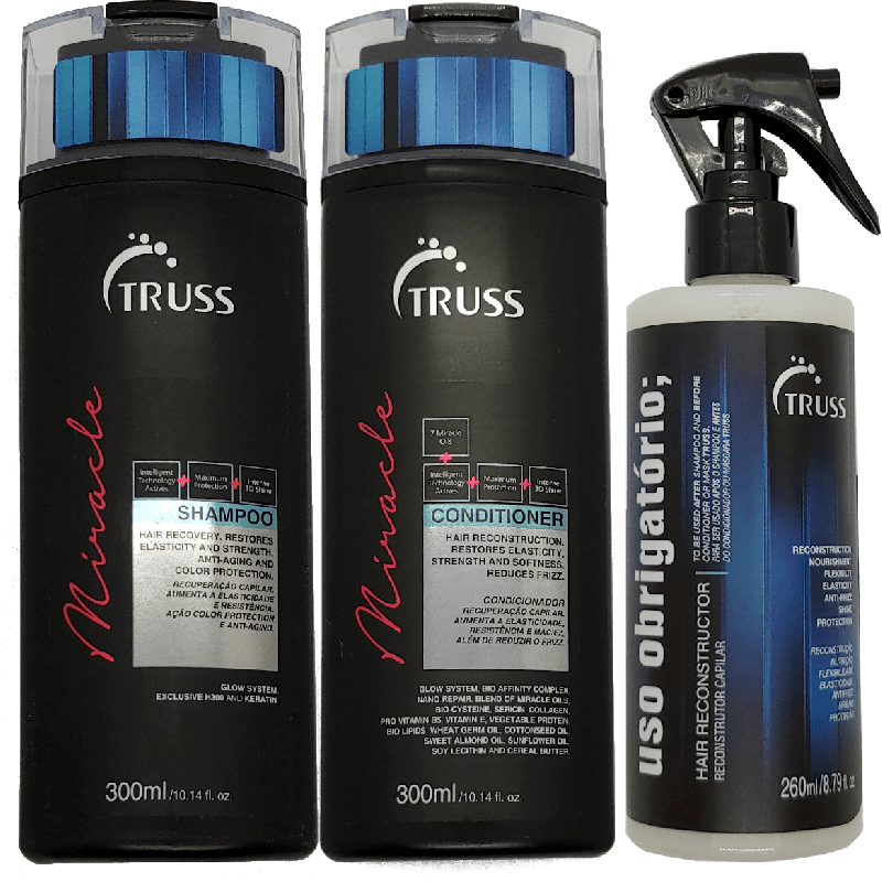 Kit Miracle Uso Obrigatório Shampoo e Condicionador - Produtos | Cleo ...